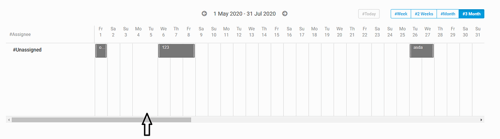 Dhx_matrix_cell gets disappear while doing horizontal scroll from start to end - Scheduler - DHTMLX