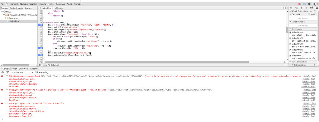 DHTMLTree.LoadXML does not load data from xml file - Suite 5 - DHTMLX