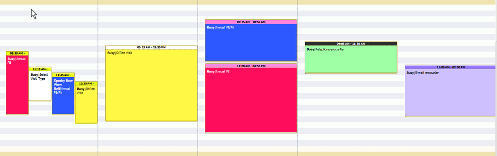Coloring the event headers in the pdf generated by printing ...