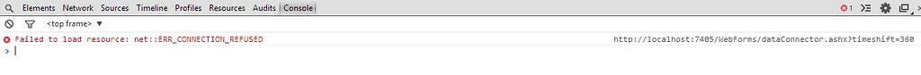 net::ERR_CONNECTION initializing dhtmlxsheduler connector - Javascript - DHTMLX