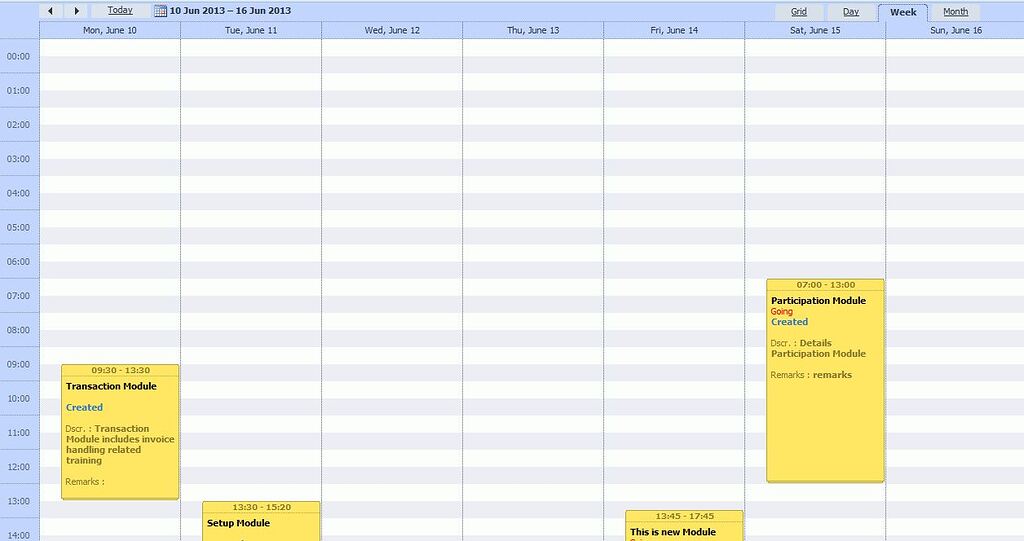 Long events not visible on Day and Week View - ASP.NET MVC - DHTMLX