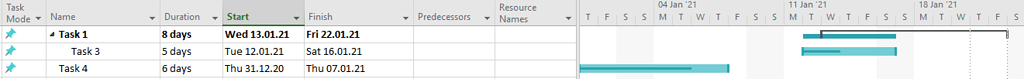 Import from MS Project - duration misscalculation - Gantt - DHTMLX