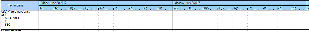 Business Hours Only On Timeline View Spanning Multiple Days Javascript Dhtmlx